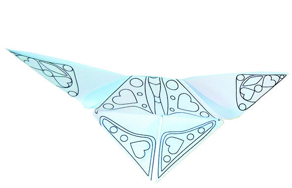 Origami Fridolin, Fluturasi De Colorat